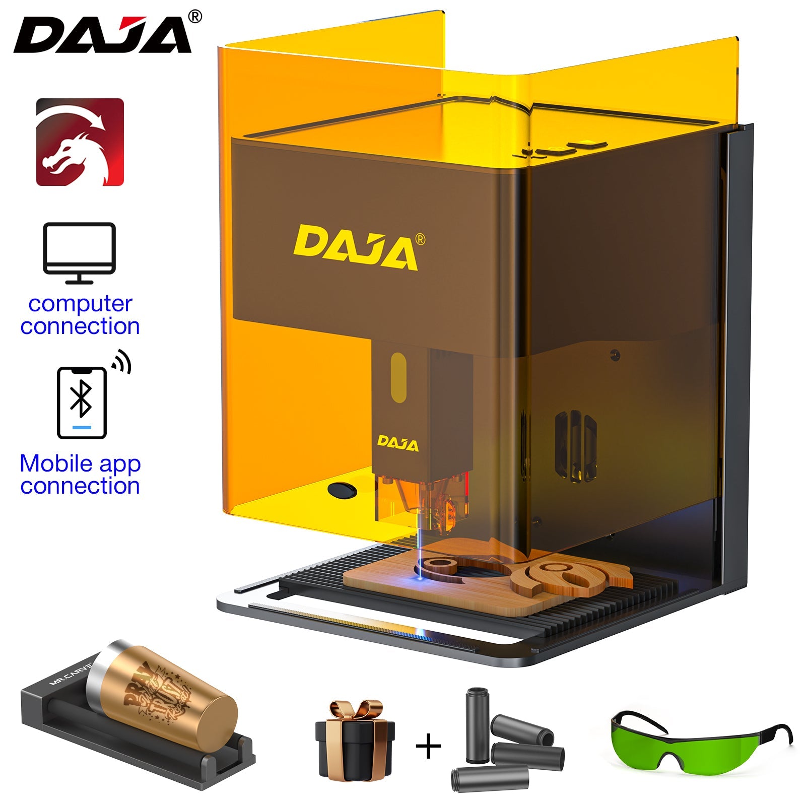 DAJA DJ6 Pro Portable Laser Engraver｜With Replaceable Laser Heads