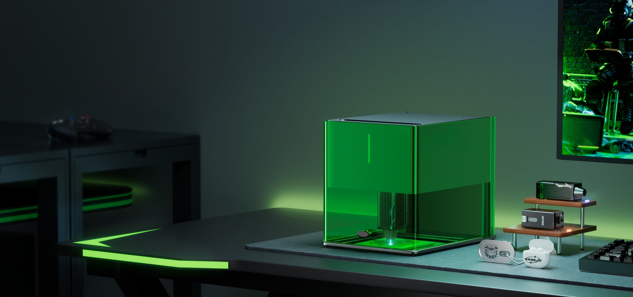 DAJA Laser Engraver | Portable DIY Laser Engraving Machine for Metal,