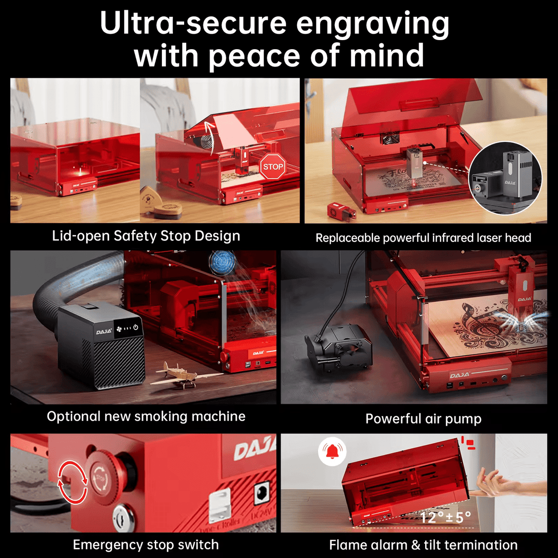 Daja A6 Laser Engraver | Compact & Versatile Engraving Tool – DAJA