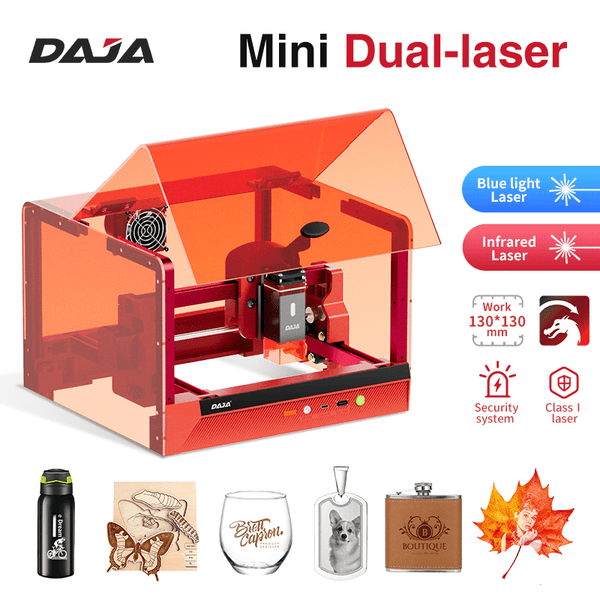 DAJA Laser Engraver | Portable DIY Laser Engraving Machine for Metal,