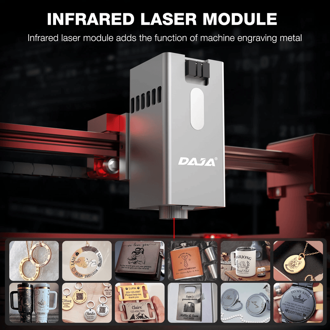 DAJA 1w Infrared Laser Head｜Interchangeable for Laser Engraver