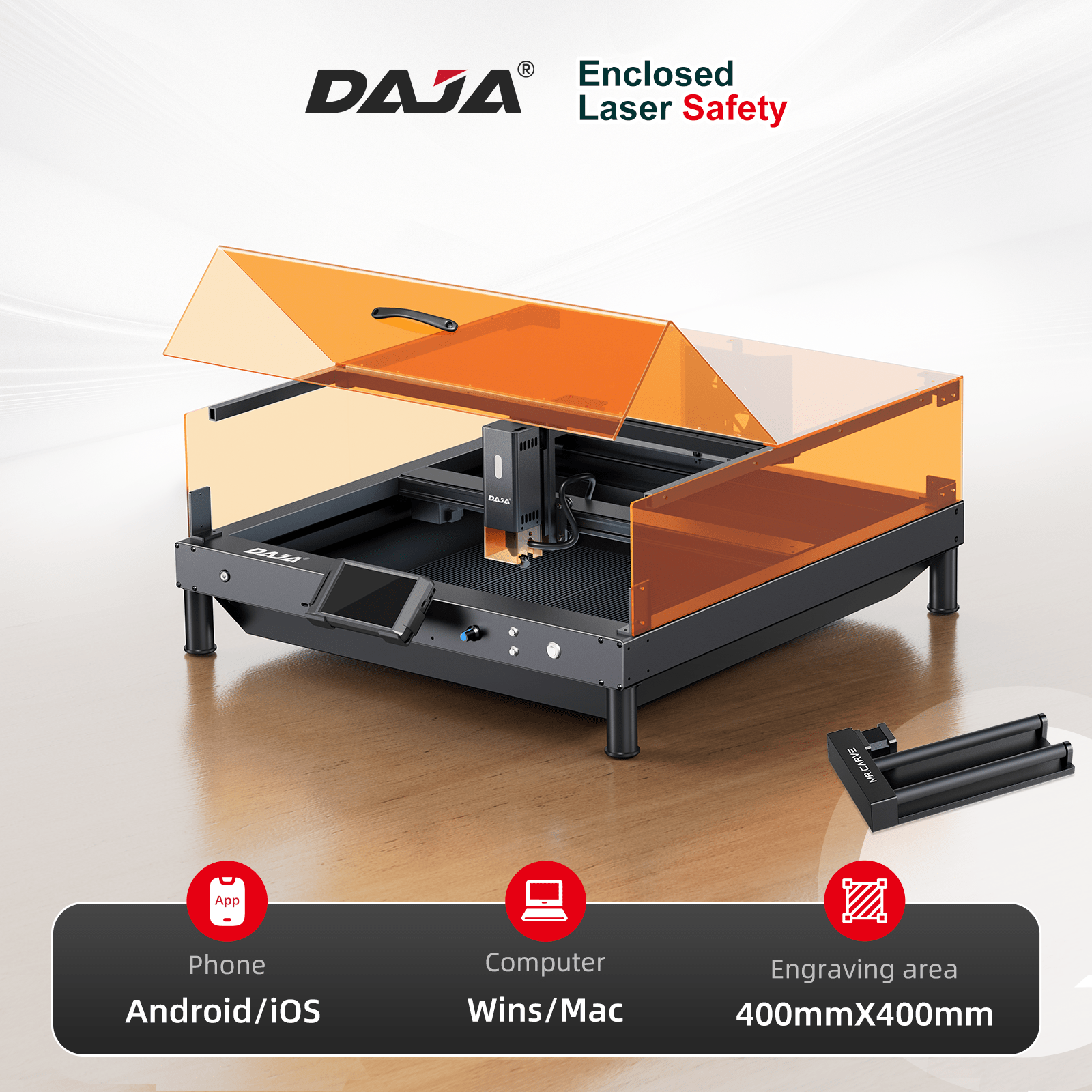 DAJA D5 Pro Laser Engraver | Safe, High-Precision Engraving