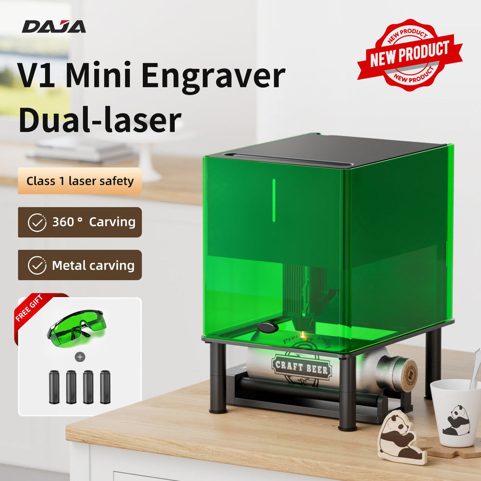 DAJA V1 Laser Engraver | Compact & Precision Engraving Tool