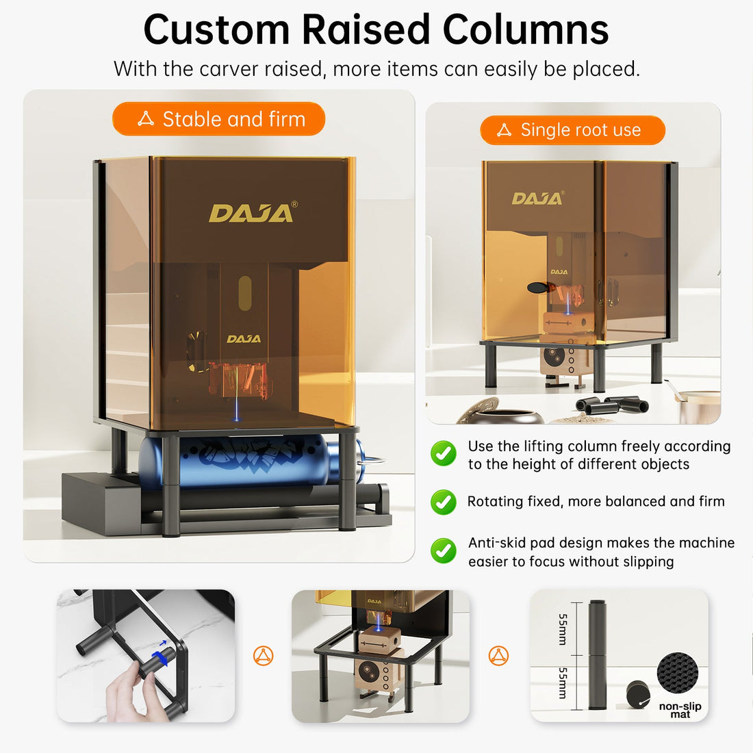 DAJA DJ6 Pro Portable Laser Engraver｜With Replaceable Laser Heads