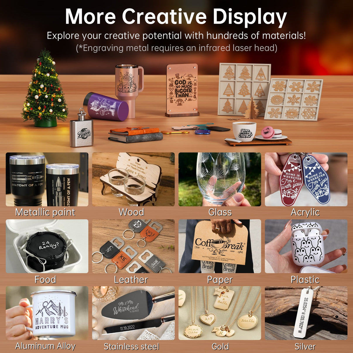 DAJA DJ6 Pro Portable Laser Engraver｜With Replaceable Laser Heads