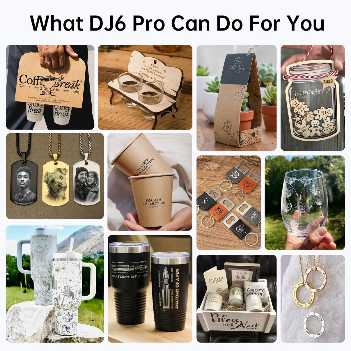 DAJA DJ6 Pro Portable Laser Engraver｜With Replaceable Laser Heads