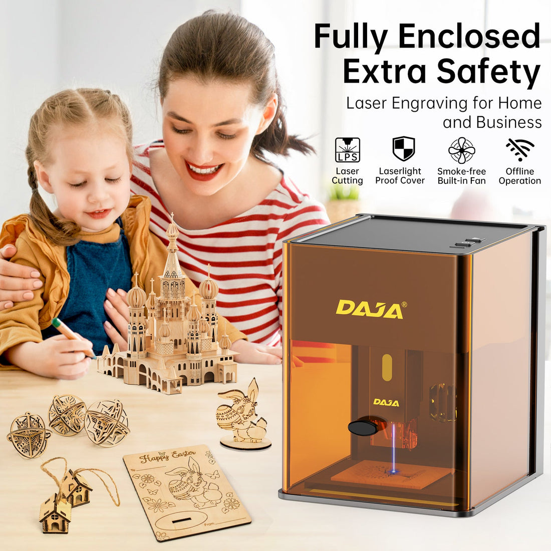 DAJA DJ6 Pro Portable Laser Engraver｜With Replaceable Laser Heads